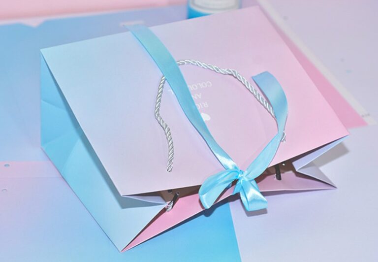 Ins Fashion Style Gradient Color Gift Bag | The Spill Containment