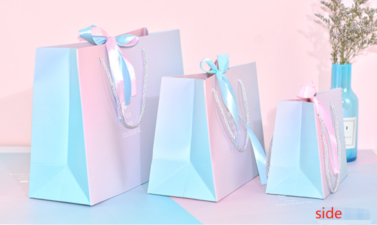 Ins Fashion Style Gradient Color Gift Bag | The Spill Containment